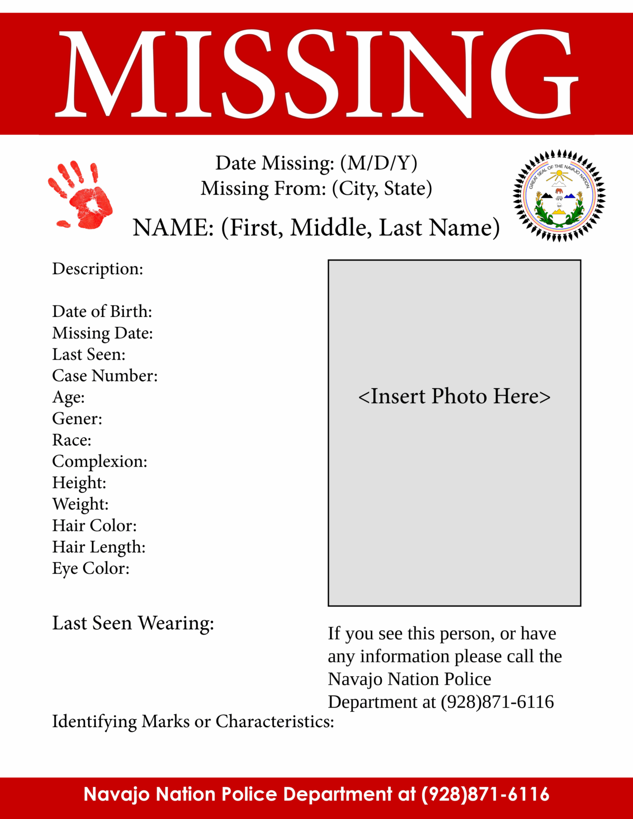 Missing and Murder Diné Relative Task Force